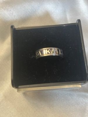 Kappa Delta Sterling Silver CONTINUOUS Ring size 6 1/2 , LICENSED ...