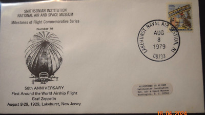 MILESTONE FLIGHT No. 79 "50th Anniversary 1st Around World Graf Z" (08 ...