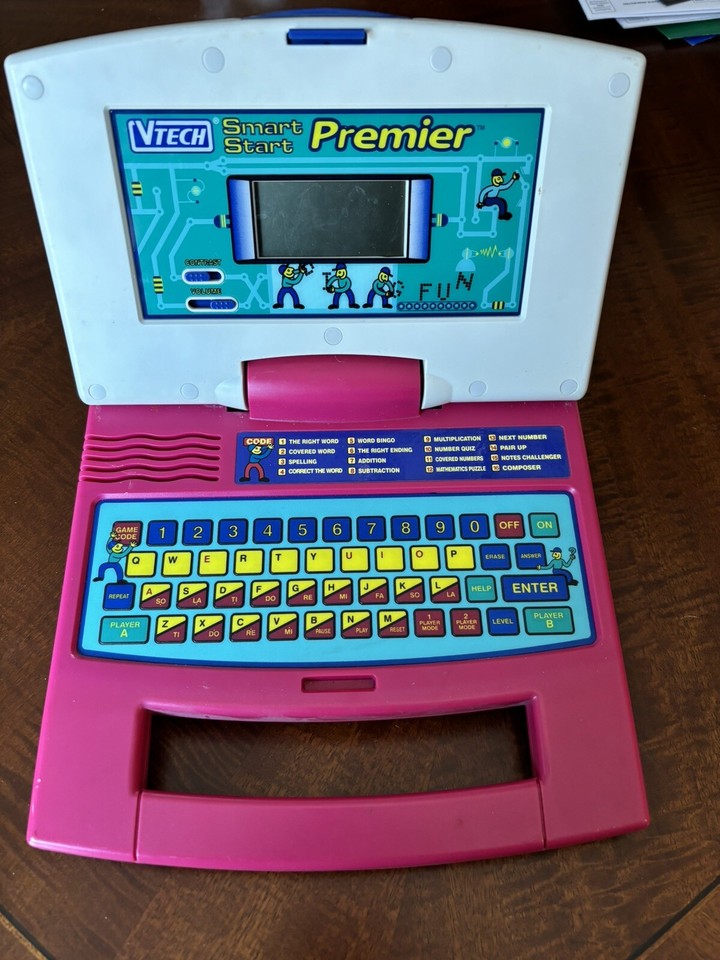 Vintage VTech Smart Start Premier Pink Laptop Toy | eBay