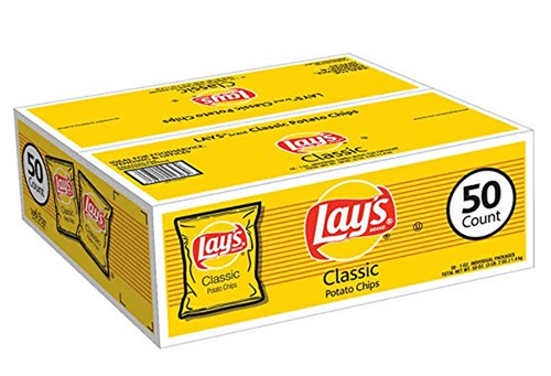 Potato Chips, Lay's Classic, 1 oz, 50-count 744110652048| eBay