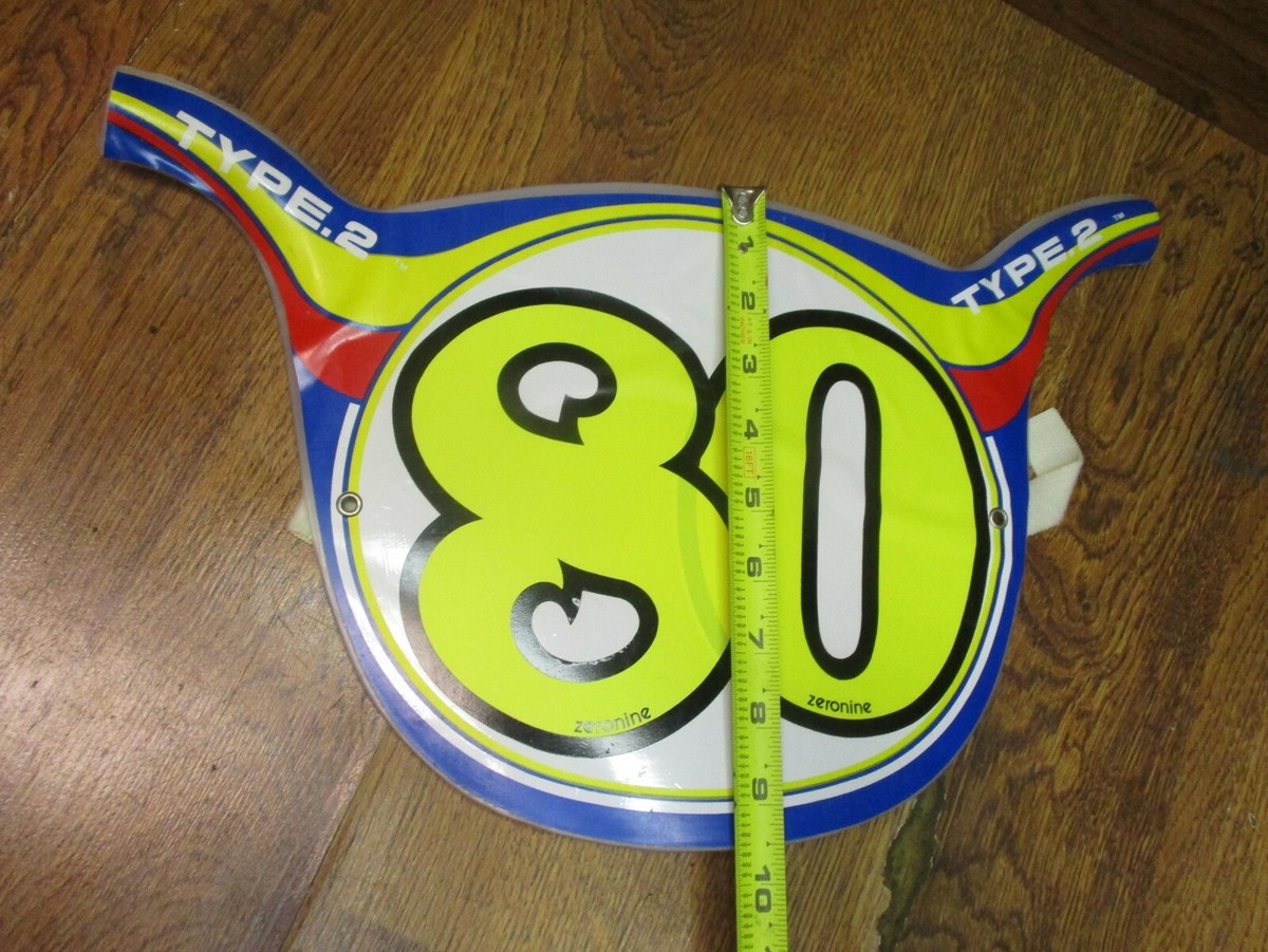 Vintage Bmx Number Plate