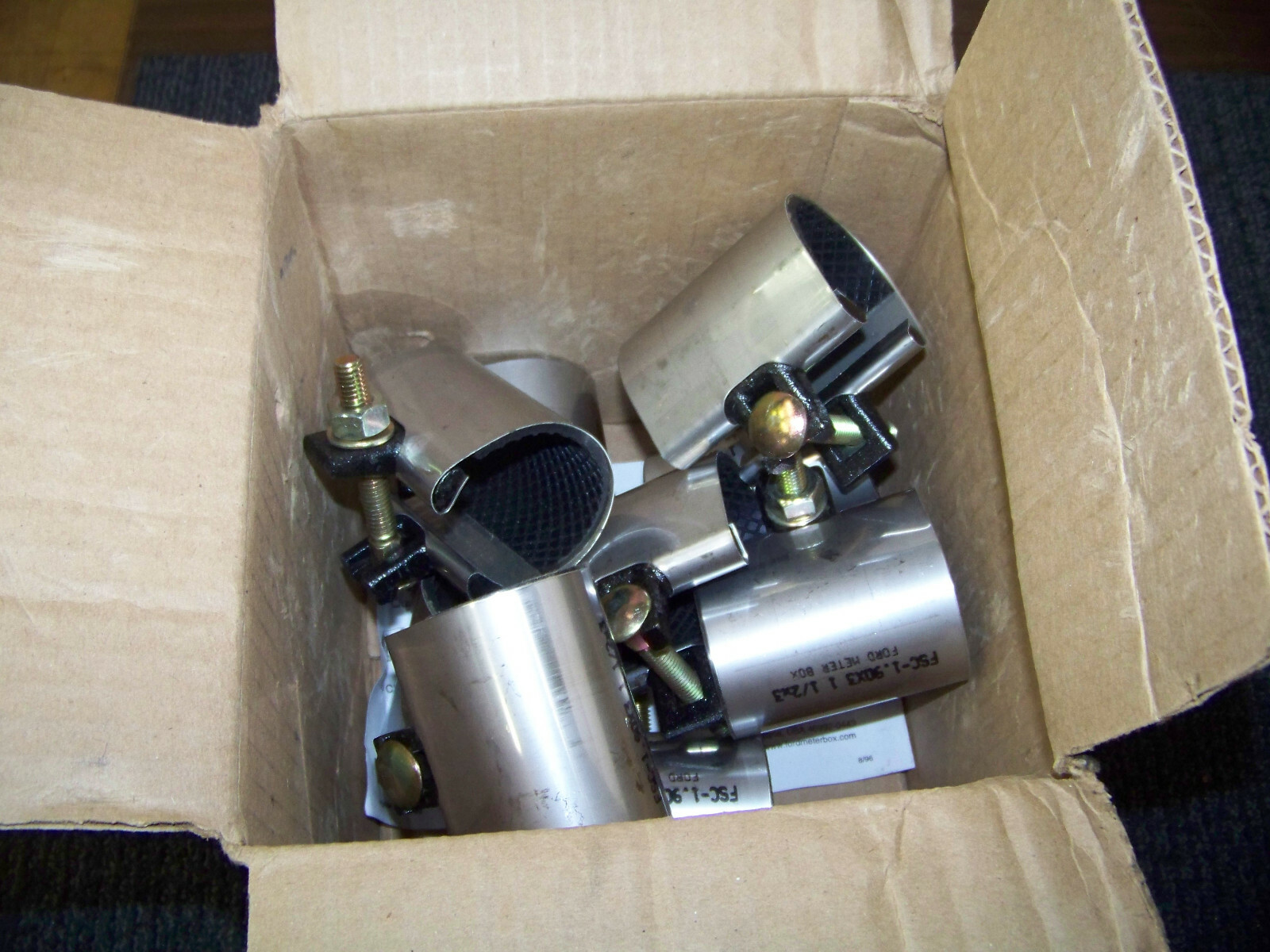 Ford Meter Box Snap Repair Clamp 1 1/2" Pipe 3" Long 10 ea FSC-1.90x3 1 ...