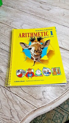 Abeka Arithmetic Grade 1 Teacher Edition for Work-Text A Beka ...