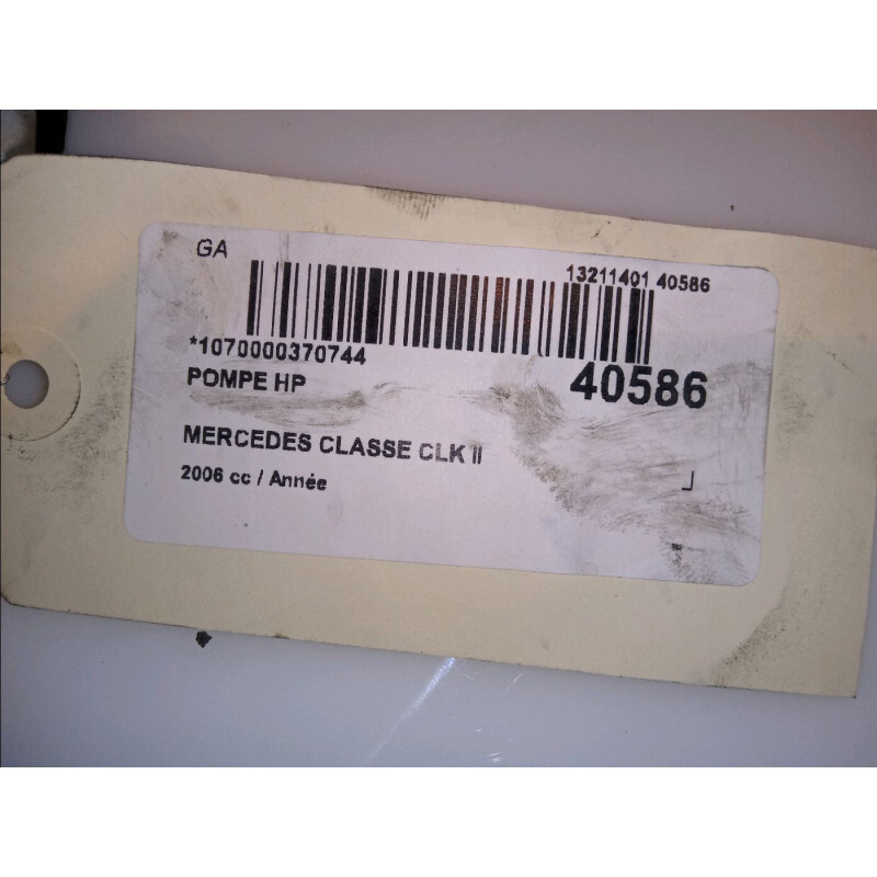 pompe hp mercedes CLASSE CLK II 6420700301 40586 | eBay