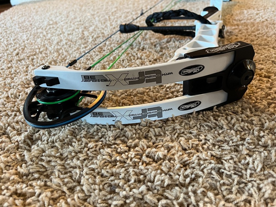 Mathew's TRX 38 G1 Left Handed All White Compound Target Bow | eBay