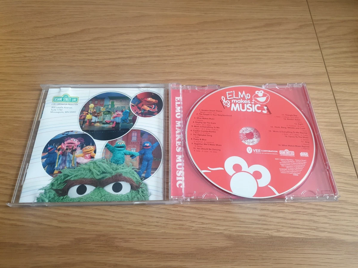 Sesame Street Live Elmo Makes Music Cd