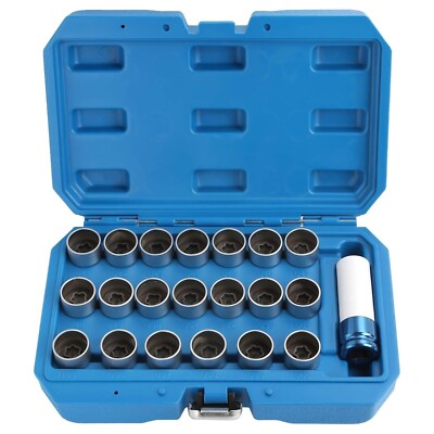 Master Lock Wheel Lug Nut Stud Key Set Removal Locking Socket Set For ...