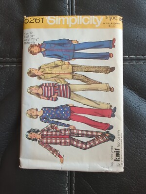 Lovely VTG 72 SIMPLICITY 5261` Misses Maternity Shirt Top & Pants ...