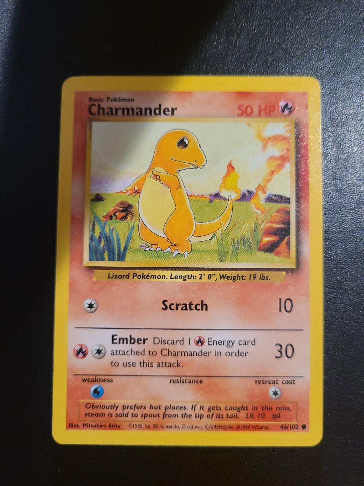 Pokémon TCG Charmander Base Set 46/102 Regular Unlimited Common | eBay