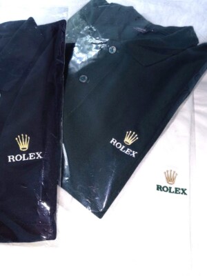 Rolex New Old Golf Swag Mens 2XL Event Green Embroidered Cotton *** | eBay