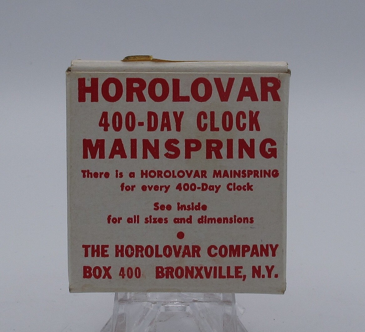 Horolovar 400 Day Clock Mainspring 80-755 for Anniversary Clocks | eBay