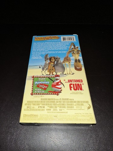 Madagascar (VHS, 2005, Dreamworks) OOP Late Release HTF Rare | eBay