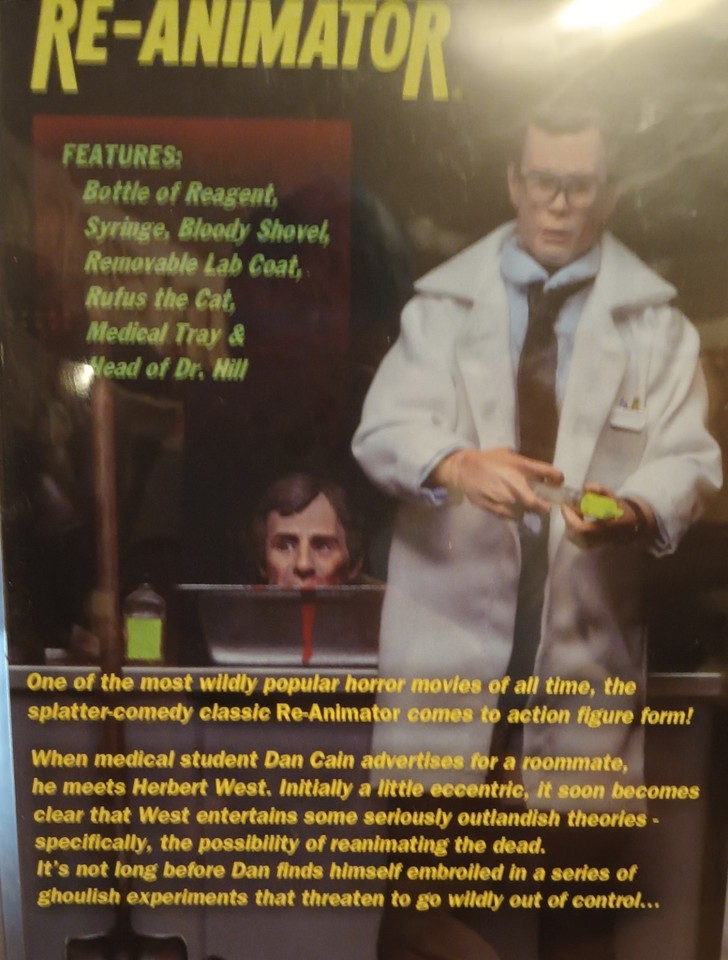 Neca Re-Animator Herbert West Clothed 8 Inch Action Figure Brand New | eBay