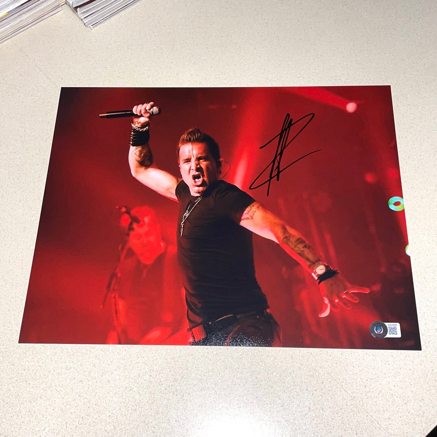 SCOTT STAPP CREED signed autographed 11X14 BECKETT BAS COA BJ010005 | eBay