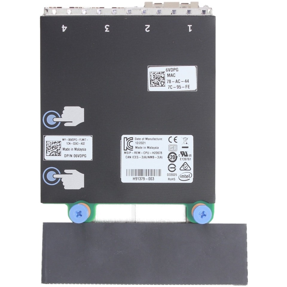 Dell Intel X710 Dual 10Gb SFP & I350 Dual 1Gb RJ45 rNDC (6VDPG) | eBay