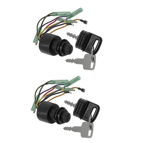 2X Boat Ignition Switch with Key Replacement for Mercury Mariner ...
