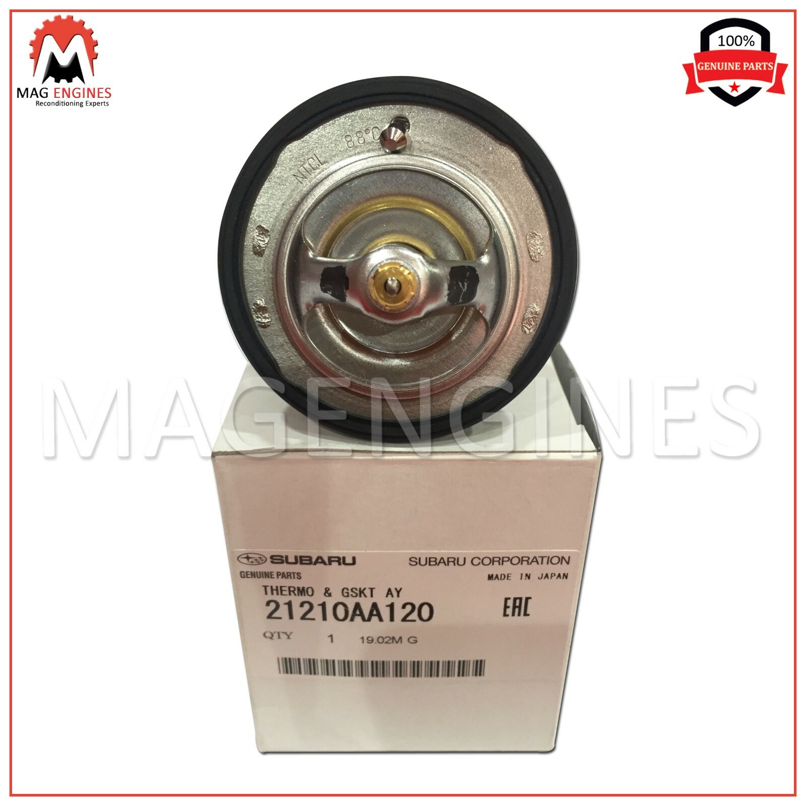 21210-AA120 GENUINE OEM THERMOSTAT & GASKET ASSY 21210AA120 | eBay