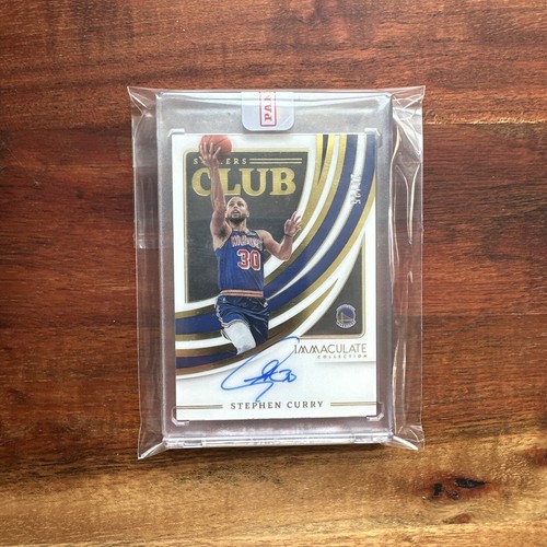 2021 Panini Immaculate Stephen Curry Auto /25 Scorers Club Sealed | eBay