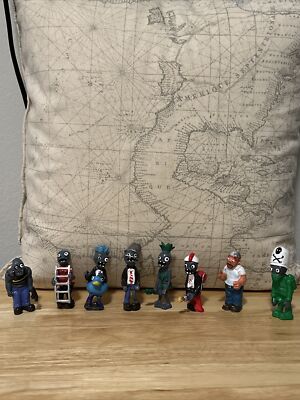 Plants Vs Zombies Game Characters 8 PCS PVC Action Figure Cake Topper ...