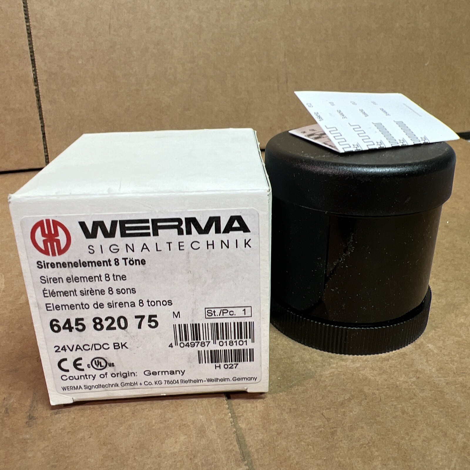 Werma Siren Element 645 820 75 IP65 24 Volts DC. Made in Germany | eBay