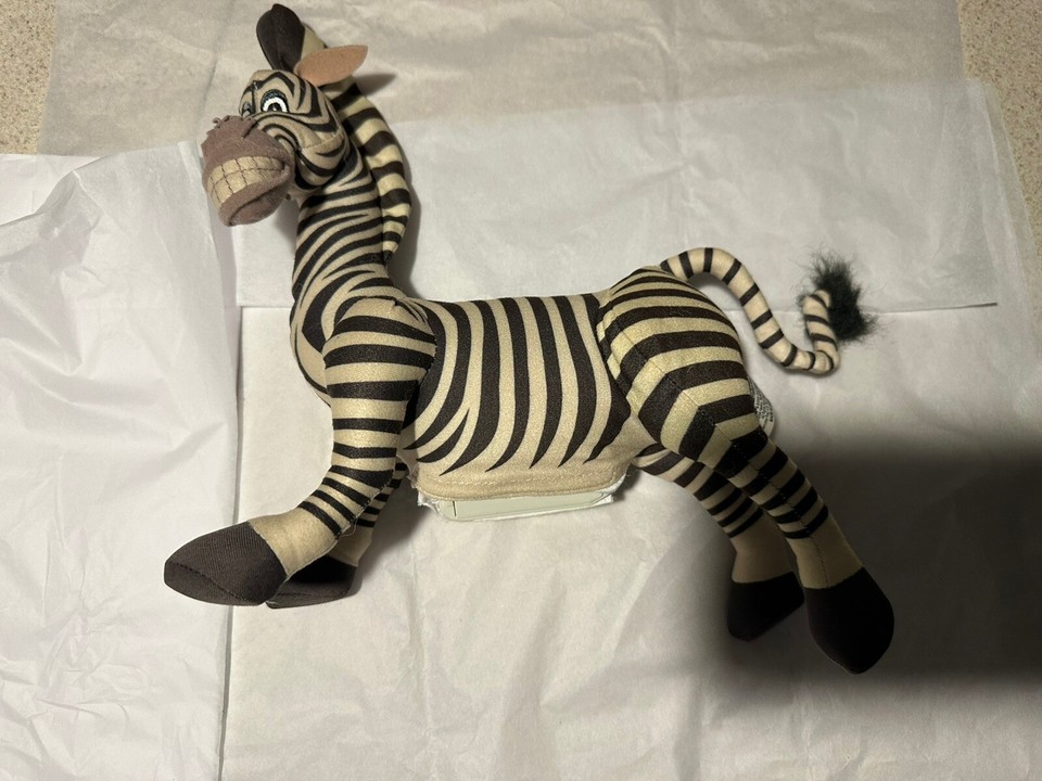 TALKIN' MARTY PLUSH 2004-2005 MADAGASCAR DREAM WORKS UNTESTED PRE OWNED ...