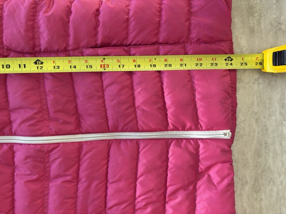 Spyder Women Vest M Medium Pink Puffer Duck Down Logo Zipper Sleeveless ...