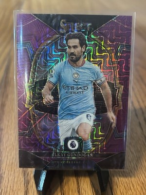 Panini 2022-23 Select-Ilkay Gundogan-Manchester City No.63 Purple Mojo ...