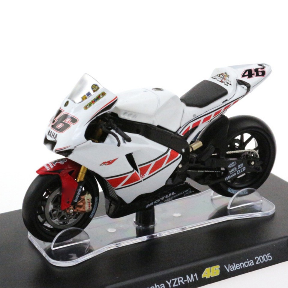 19cm 1/18 For YAMAHA YZR-M1 46 Valencia 2005 Motorcycle Model Gift For ...