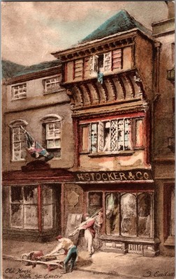 Vintage Worth & Co. Exeter Old House High St. Postcard Printed in ...