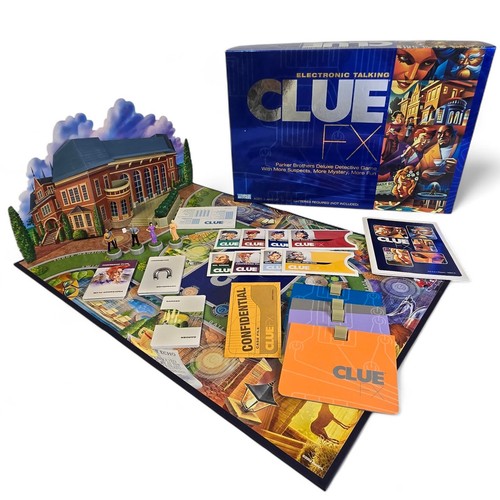CLUE FX 2003 Electronic Board Game Detective Parker Bros **WORKS ...