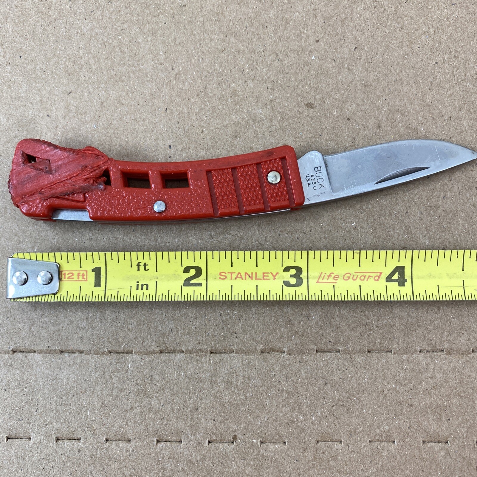 4 Lot 2 Buck 425 MiniBuck Folding Pocket Knife Valox Handles USA 1994 ...