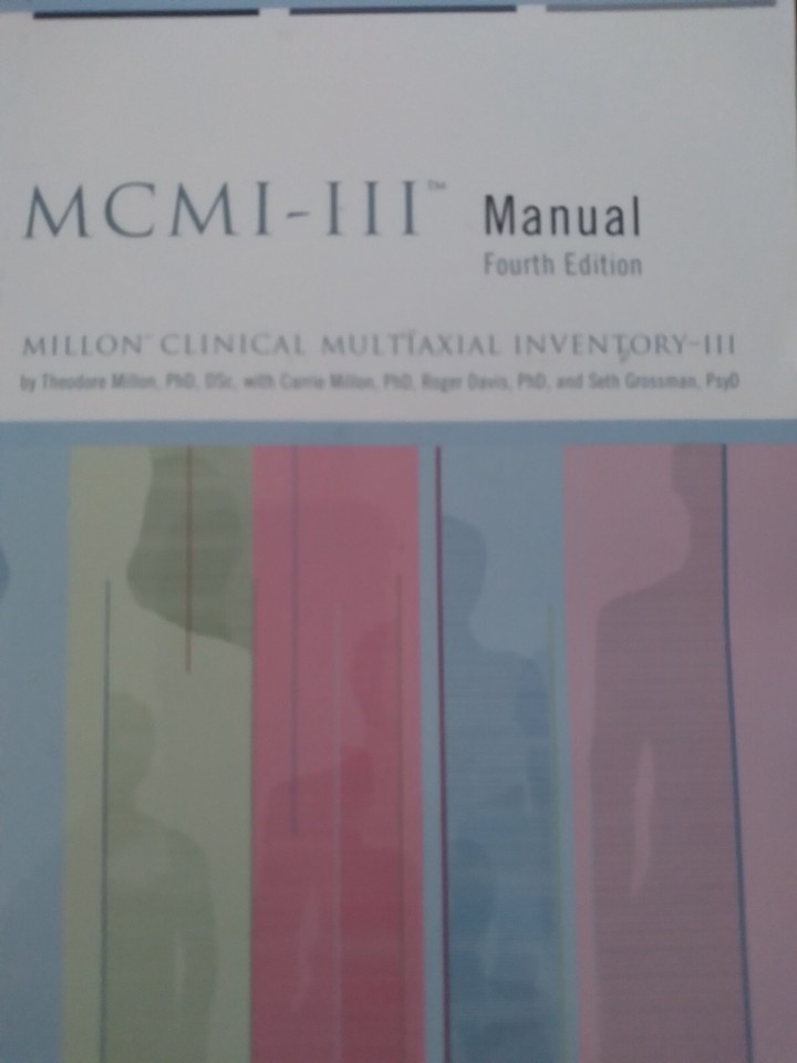 MILLON CLINICAL MULTIAXIAL INVENTORY-II MCMI-II 4th EDITION BY THEODORE ...