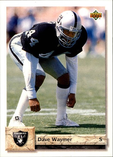 1992 Upper Deck Football Card #458 Dave Waymer | eBay