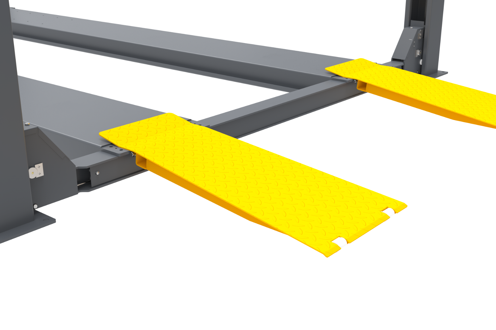 HEAVY DUTY 4 POST SERVICE LIFT 5.5 TONNES PNEUMATIC LOCK! FOUR POST ...