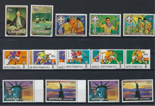 Aitutaki - Selection of early Issues (36 stamps) - MNH | eBay