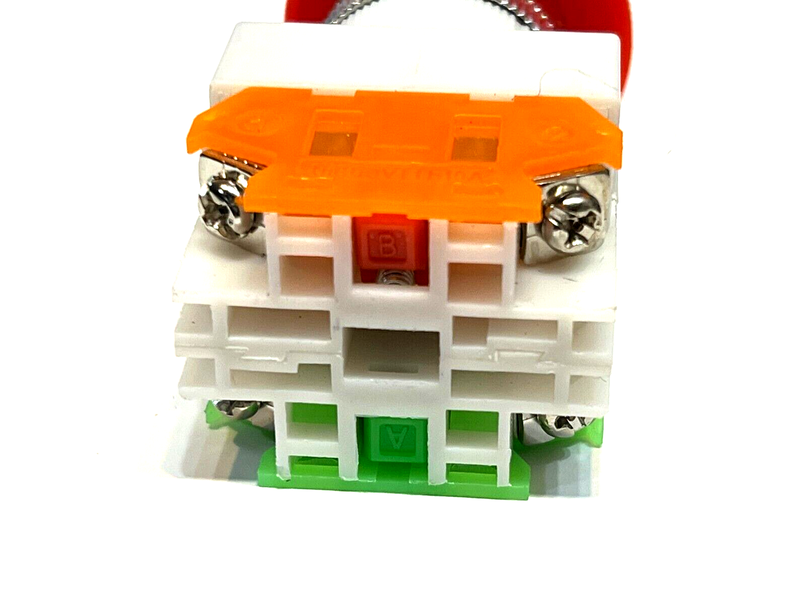 Yellow ring Emergency stop switch button latching push pull twist 22mm ...