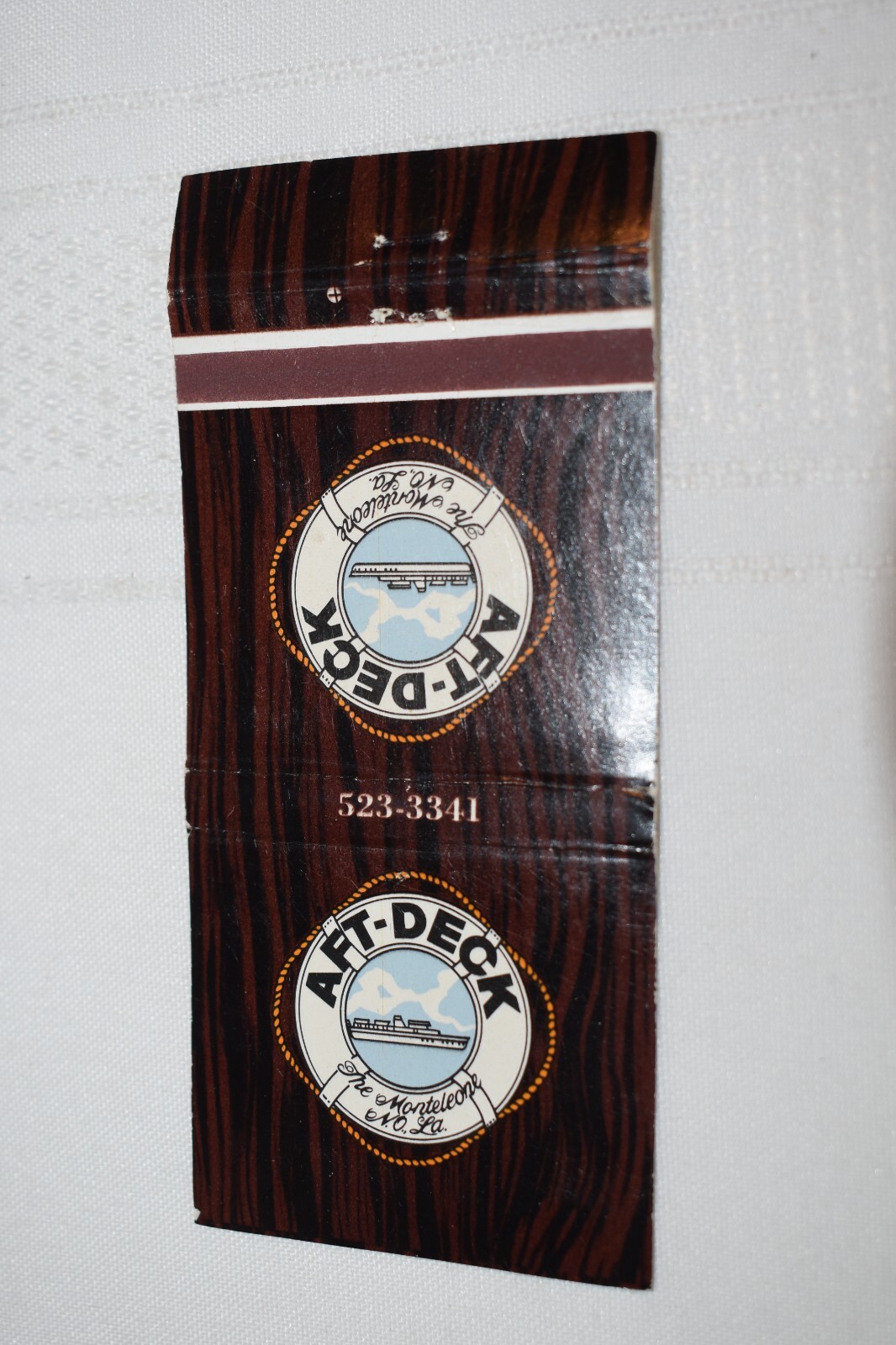 Aft Deck New Orleans Louisiana 30 Rear Strike Matchbook Cover | eBay