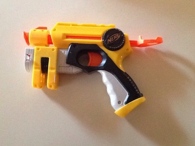 Hasbro C-015C Nerf Action Pull Back Pistol Dart Gun w/ Laser Sight | eBay