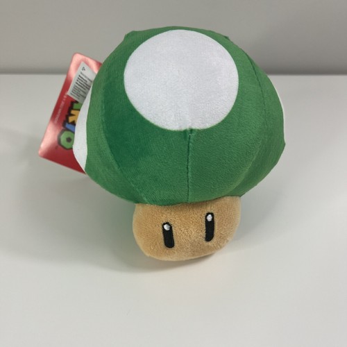 Super Mario Green 1up Mushroom 6” Plush Good Stuff 2022 New With Tag ...