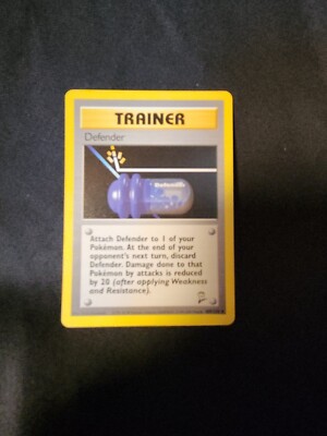 Pokémon TCG Defender Trainer Base Set 2 109/130 Uncommon Trading Card ...