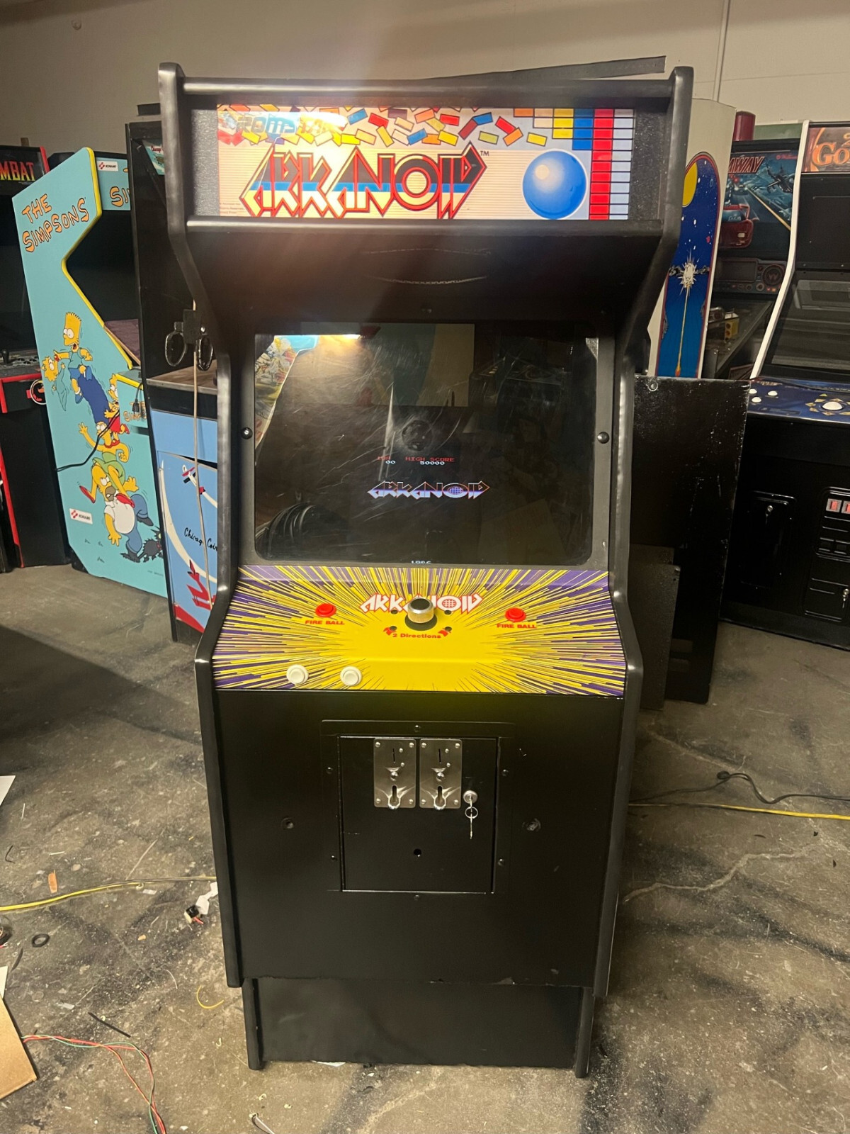 ARKANOID ARCADE MACHINE by TAITO/ROMSTAR (Excellent Condition) *RARE ...