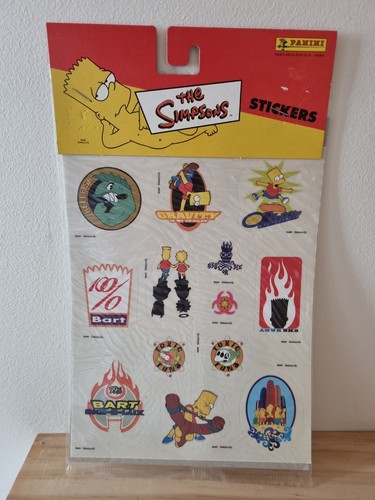 The Simpsons Stickers By Panini 1999 New & Sealed TV Comedy American ...