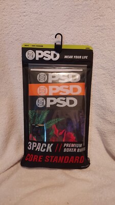 PSD Core Standard Premium Boxer Briefs Rose Buds 3 Pk Sz Large -New | eBay