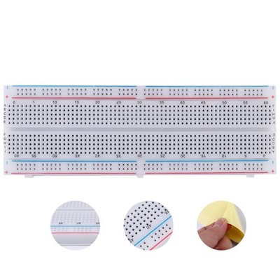 2 Pcs Circuit Breadboard Solderless Breadboards Jumper Wires Plug-in ...