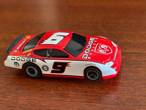 Life Like #9 Red & White Dodge Charger HO Slot Car NASCAR Works | eBay