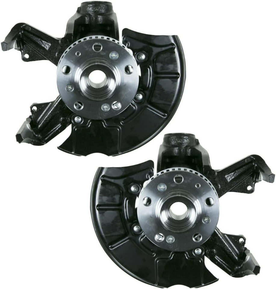 Autoshack Front Steering Knuckles & Wheel Bearing Hub Assembly 5 Lugs ...