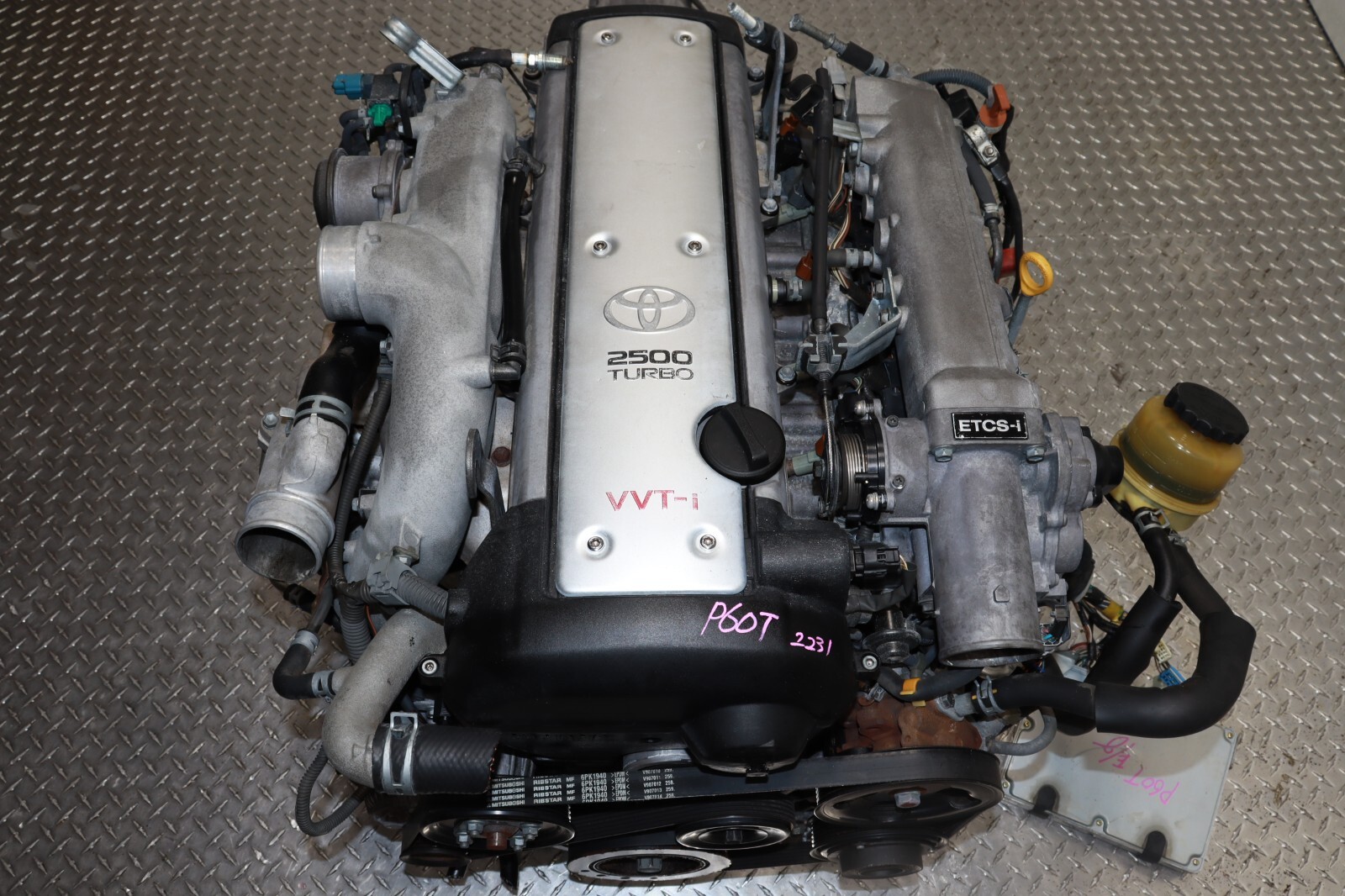 JDM 1JZ-GTE TOYOTA JZX100 JZX110 2.5L VVTI TURBO FRONT SUMP ENGINE W ...