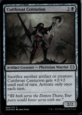 Cutthroat Centurion - 89 - Foil - ONE - NM - MTG - Magic the Gathering ...