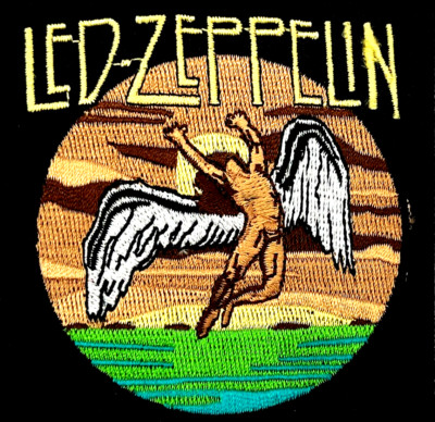 Led Zeppelin Rock Music Embroidered Iron on Patch Applique | eBay