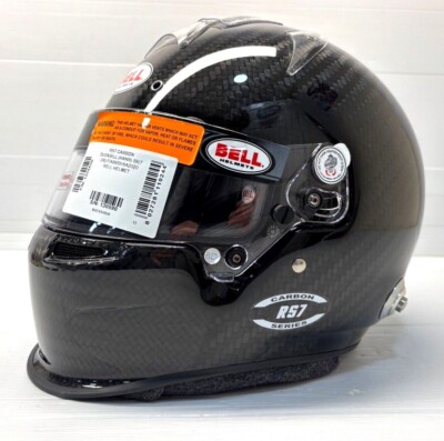 Bell RS7 DuckBill Carbon FIA And Snell Approved Race Racing Helmet Hans ...